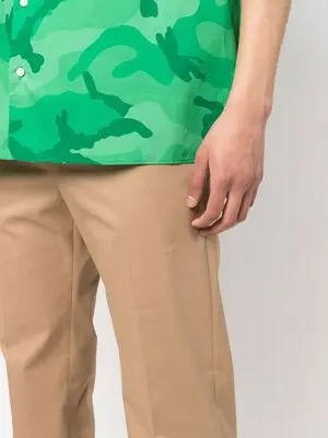 Valentino Garavani Pressed-crease Cotton Chinos