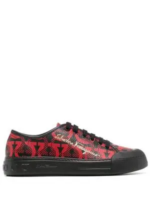 Ferragamo Printed Sneakers For Men
