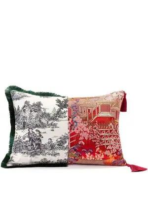 SELETTI Hybrid Pirra Cushion - White