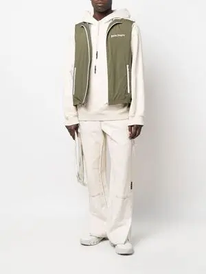 Palm Angels Stripe-trim Gilet Jacket