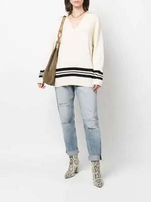 Rag & Bone Stripe-trim Oversized Jumper