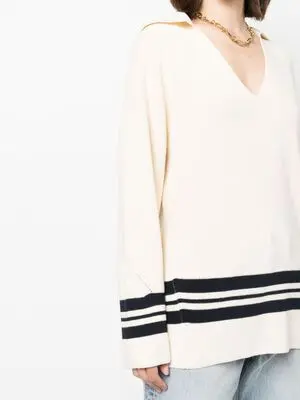 Rag & Bone Stripe-trim Oversized Jumper