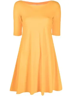 Patrizia Pepe Boat-neck A-line Mini Dress