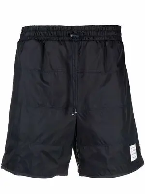 Thom Browne Ripstop Track Shorts - Black