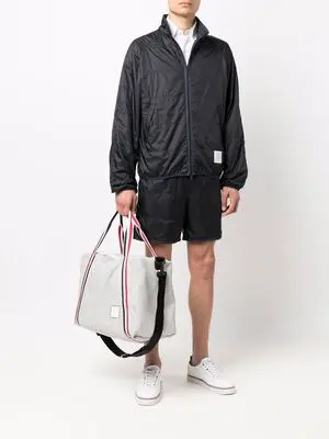 Thom Browne Ripstop Track Shorts - Black