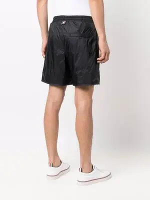 Thom Browne Ripstop Track Shorts - Black