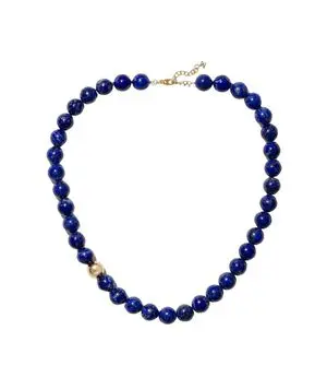 Mateo Mateo 14-karat Gold Lapis Lazuli Necklace Blue