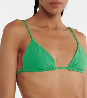 Jade Swim Via Bikini Top - Green
