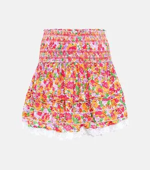 Poupette St Barth Galia Floral Mini Skirt - Multicoloured