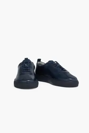 Grenson Canvas And Leather Sneakers