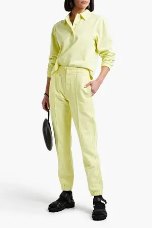 Helmut Lang Cotton-jersey Polo Shirt - Pastel Yellow