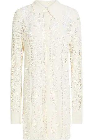 Helmut Lang Crocheted Shirt