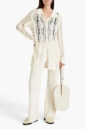 Helmut Lang Crocheted Shirt