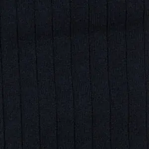 Pantherella Ribbed Dress Socks - Navy