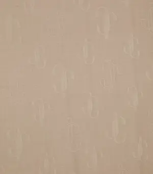 JIMMY CHOO Emani Silk-wool Logo Scarf - Pink