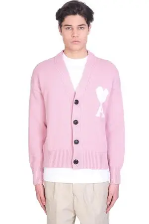 AMI Paris Cardigan In Cotton