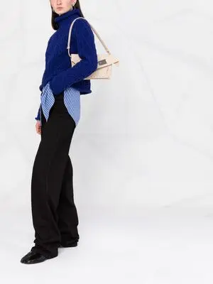 MAISON MARGIELA Snatched Leather Clutch
