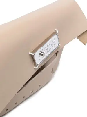 MAISON MARGIELA Snatched Leather Clutch