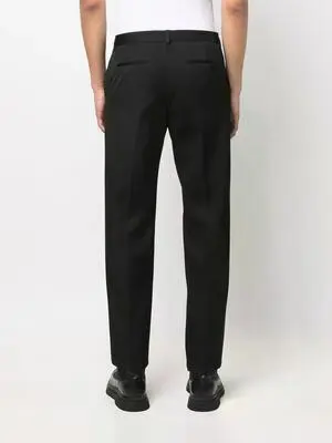 Valentino Garavani Tailored Pressed-crease Trousers - Black