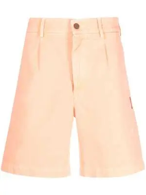 Palm Angels Cotton-twill Bermuda Shorts - Orange