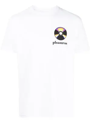 PLEASURES Logo Print T-shirt - White