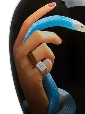 SELETTI Hand With Snakes Porcelain Vase
