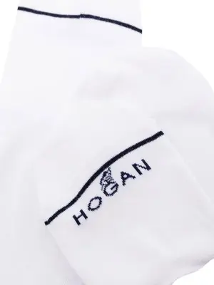 Hogan Logo-intarsia No-show Socks