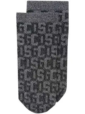 Wolford X Gcds Monogram Socks - Black