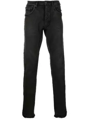 PURPLE BRAND Low-rise Slim Fit Jeans - Black