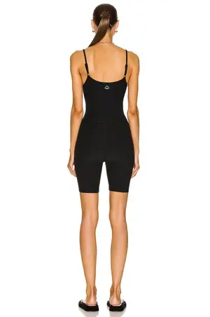 Beyond Yoga Spacedye Get In Gear Biker Jumpsuit In Black