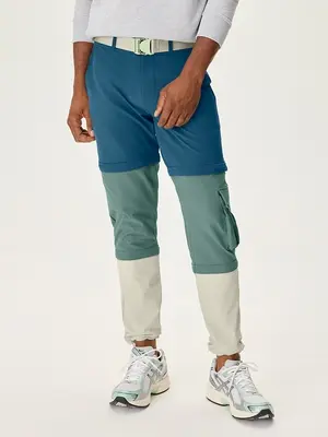Outdoor Voices Rectrek Zip-off Pant - Atlantic/ivy/sea Moss