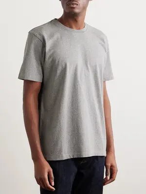 FRAME Cotton-jersey T-shirt - Gray