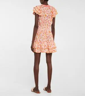 Poupette St Barth Camila Floral Mini Dress