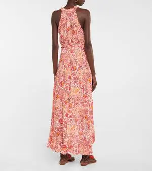 Poupette St Barth Tamara Printed Maxi Dress