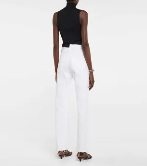 AGOLDE Criss Cross High-rise Straight Jeans