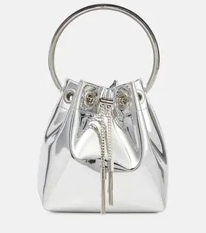 JIMMY CHOO Bon Bon Bucket Bag - Silver