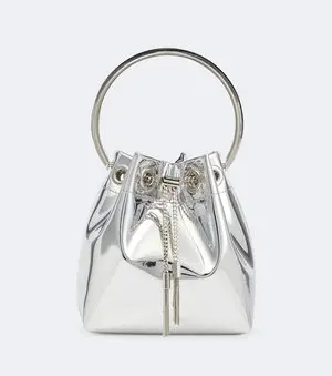 JIMMY CHOO Bon Bon Bucket Bag - Silver
