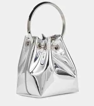 JIMMY CHOO Bon Bon Bucket Bag - Silver