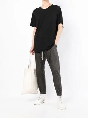 ISAAC SELLAM EXPERIENCE Seam-detailing Cotton T-shirt