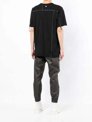 ISAAC SELLAM EXPERIENCE Seam-detailing Cotton T-shirt