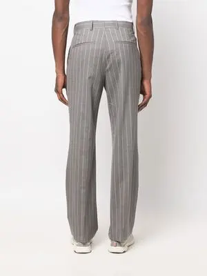 SUNFLOWER Pinstripe Detail Straight Leg Trousers