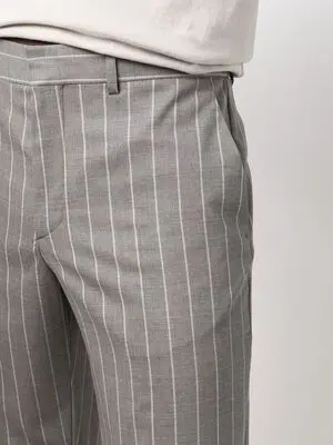 SUNFLOWER Pinstripe Detail Straight Leg Trousers