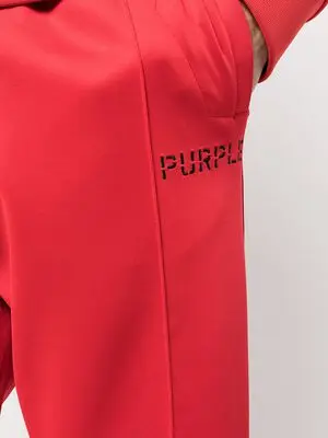 PURPLE BRAND Logo-print Track Pants
