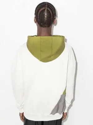 A-COLD-WALL* Panelled Cotton Hoodie With Embroidered Logo