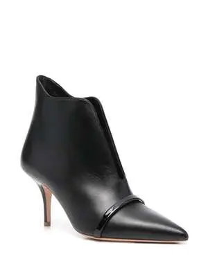 MALONE SOULIERS Cora Leather Ankle Boots - Black