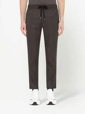 Dolce & Gabbana Virgin Wool Track Pants