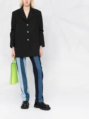 GANNI Oversized Single-breasted Blazer