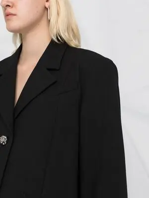 GANNI Oversized Single-breasted Blazer