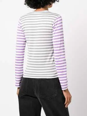 Play Comme Des Garcon Heart Patch T-shirt - Grey