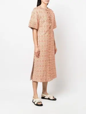 Colville Patterned Midi Dress